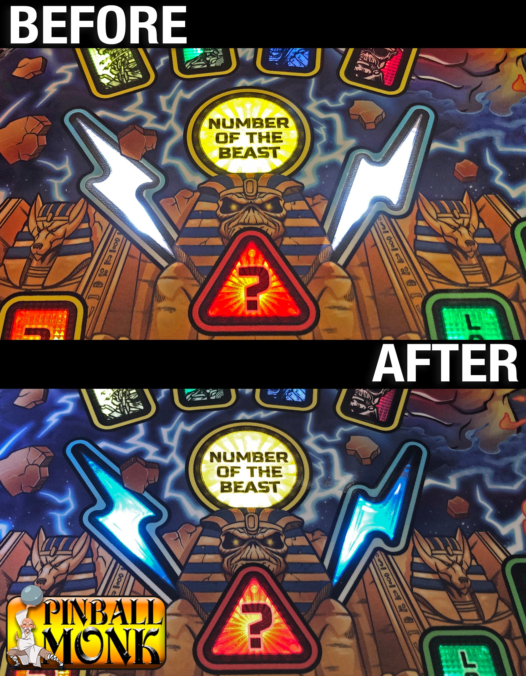 Iron Maiden Lightning Bracket – Pin Monk